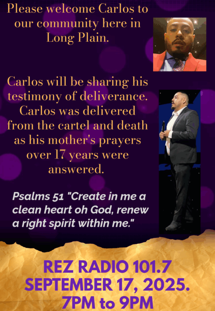 Welcome Pastor Carlos | (Live) Sept 17, 2025. 7PM - 9PM | Rez Radio 101 ...